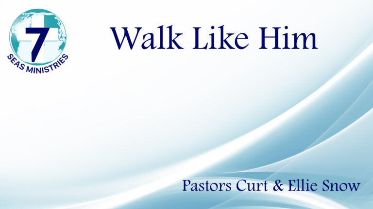 Bible Verse of The Day – 6-23-24 – Walk Like Him – Bible Verse of the Day